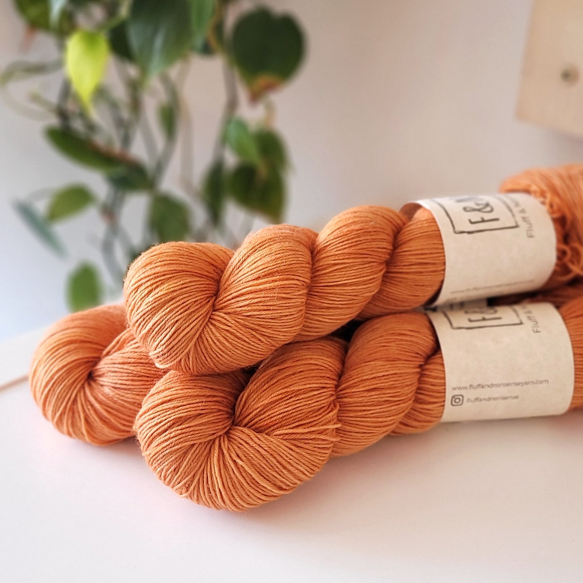 Fluff & Nonsense Platinum BFL Sock – Maker Maker